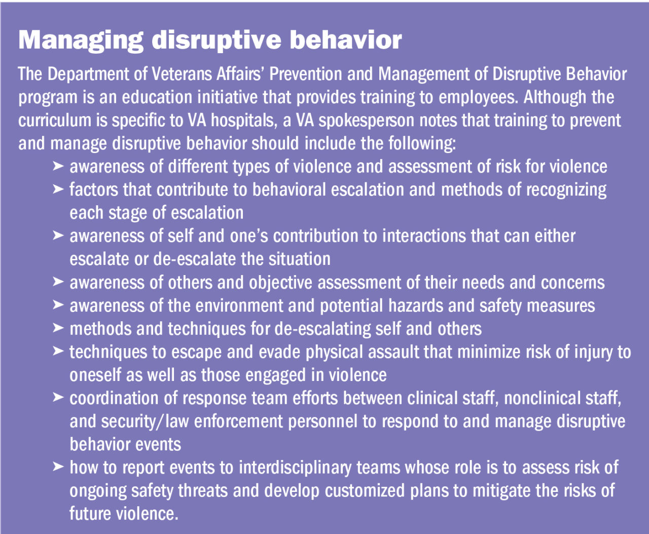 Managing patient and family disruption in the perioperative setting ...