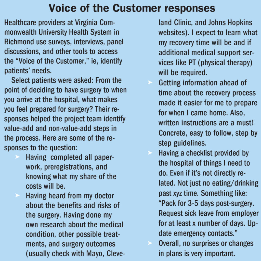 Develop standard work for successful ERAS implementation - OR Manager